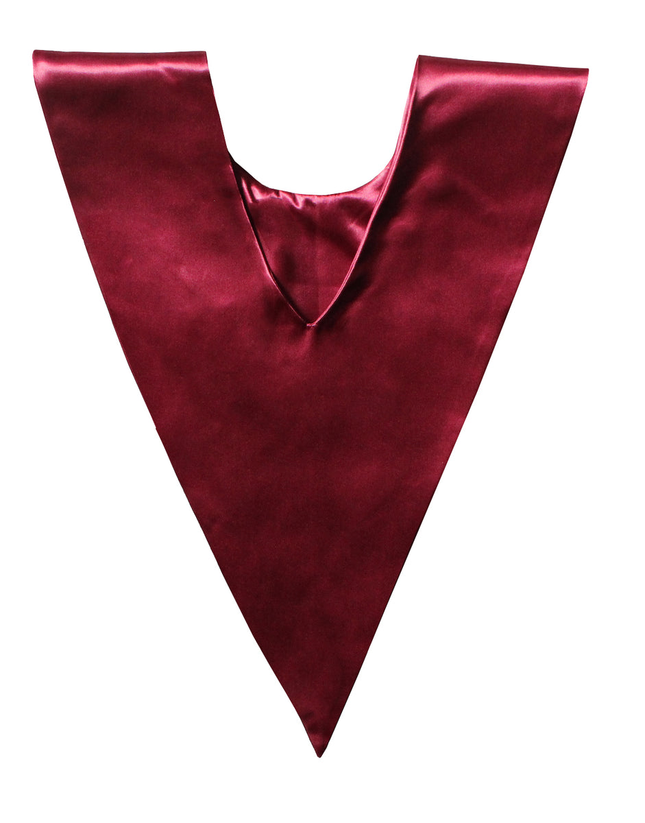Traditional One Color V Stoles | Graduation Stole | Choir Stole – MyGradDay